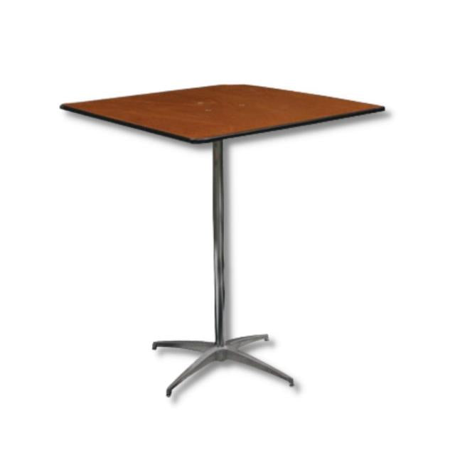30" Square Cocktail Table - Modern Event Tables for Sale – River City Sales