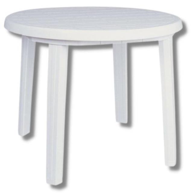 White Plastic Patio Table - Patio Furniture – River City Sales