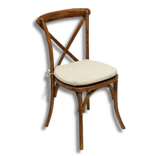Cross Back Rustic Vineyard Chair - Farmhouse Seating for Sale – River ...